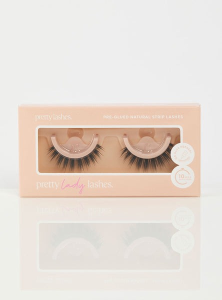 Pretty Lady Pre-Glued Strip Lashes – Pretty Lashes